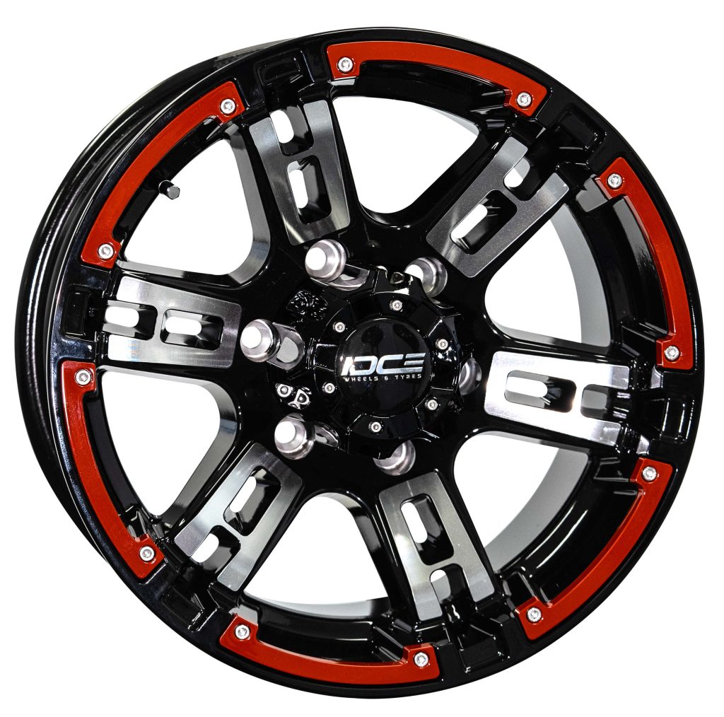 Falcon Red 16" - IDCE Wheels & Tyres